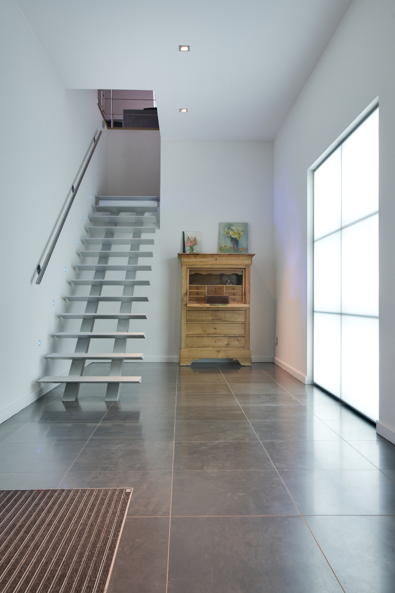 Trap Triangle en Concorde in Fretin - Graah aluminium designtrappen