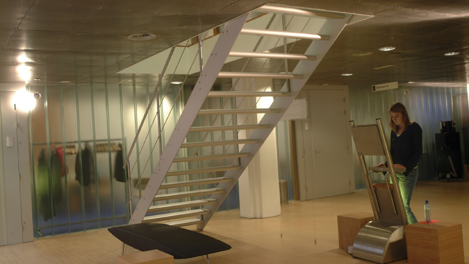 Design stair Concorde in a fitness | www.graah.be
